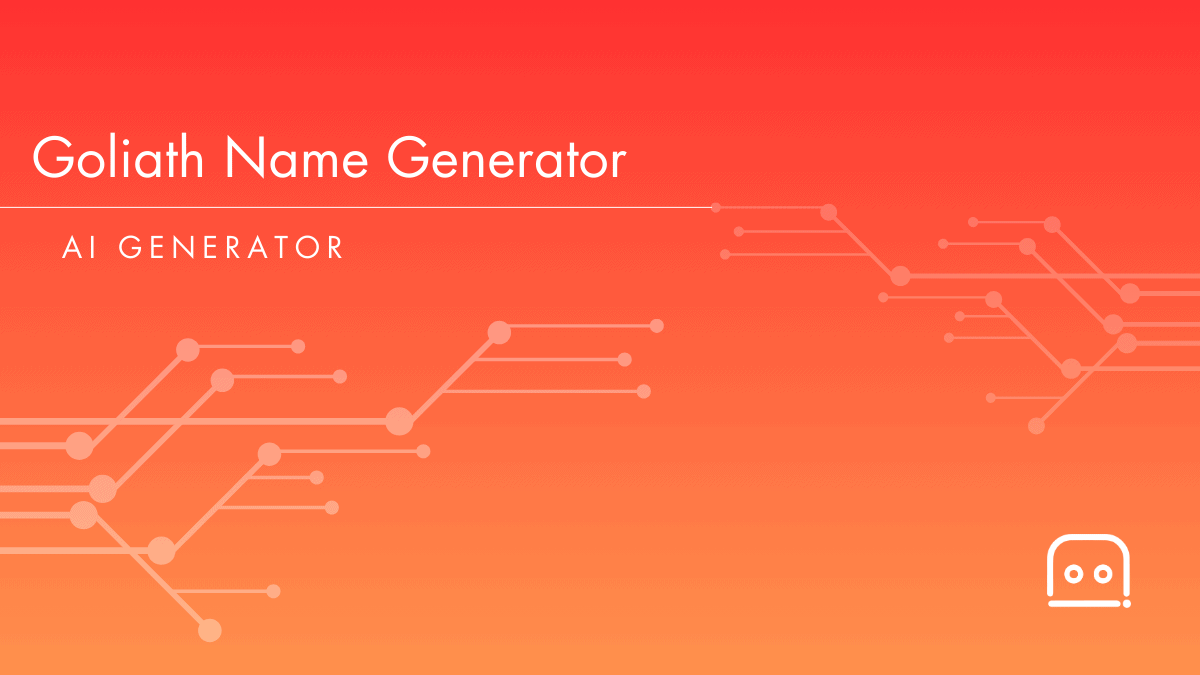 Goliath Name Generator - DnD Goliath Names - AI Resources
