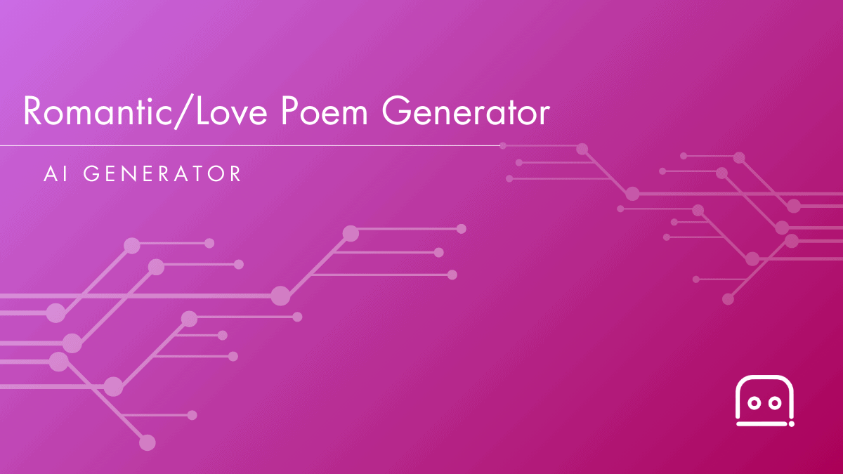 AI Love Poem Generator: Generate Romantic Poems Using AI - AI Resources